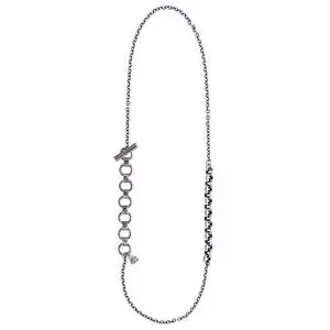 GEM KINGDOM Sterling Link Chain Metroplis F - Silver