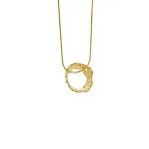 JANUS EDINBURGH Vermeil Findhorn Circle Necklace - Gold