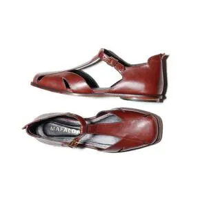 MAFALDA Fafa Nutella Mary Janes - Brown