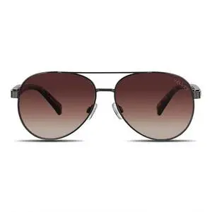 VELVET EYEWEAR Aviator Sunglass Style Bonnie Copper - Brown