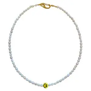 SMILLA BRAV Smiley Necklace - White