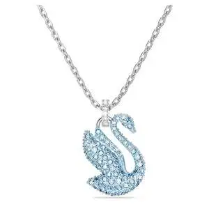 SWAROVSKI Swan Pendant Necklace - Blue