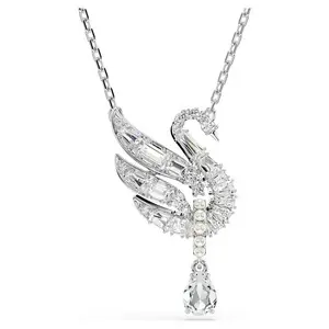 SWAROVSKI Swan Pendant Necklace - White
