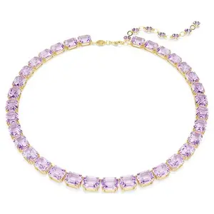 SWAROVSKI Millenia Octagonal Crystal Necklace - Purple