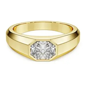 SWAROVSKI Octagon Band Ring With 1.0 Carat Laboratory Grown Diamond - White