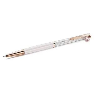 SWAROVSKI Crystalline Ballpoint Pen With Ladybird Charm - Pink