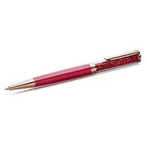 SWAROVSKI Crystalline Ballpoint Pen With Ladybird Charm - Red