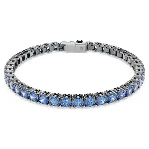SWAROVSKI Matrix Tennis Bracelet With Crystals - Blue