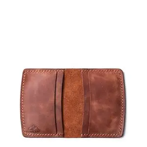 ROARCRAFT Leather Card Holder Wallet Etenna Tobacco - Brown