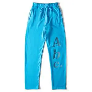 SWAROVSKI Abc. Melange Sweatpants With Crystal Embellishments - Blue