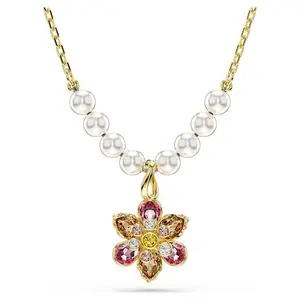 SWAROVSKI Idyllia Pendant Necklace With Butterfly Motif - Multicoloured