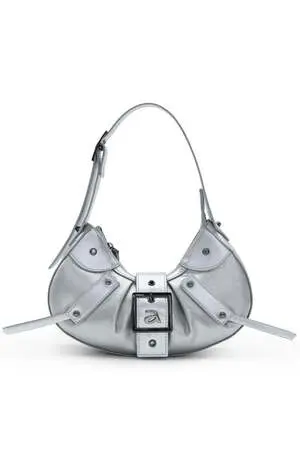 A BY ANYAH Ange Lining Mini Shoulder Bag - Silver