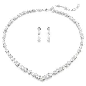 SWAROVSKI Mesmera Jewellery Set With Zirconia - White