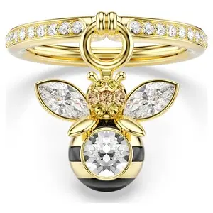 SWAROVSKI Idyllia Motif Ring With Crystal Accents - Multicoloured