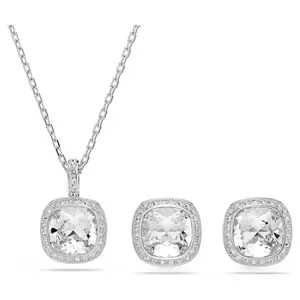 SWAROVSKI Crystal And Rhodium-plated Necklace And Bracelet Set - White