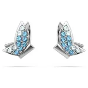 SWAROVSKI Idyllia Lilia Stud Earrings Blue