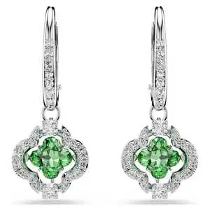 SWAROVSKI Una Angelic Drop Earrings - Green