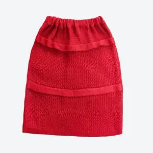 ABSURDE Knitted Skirt - Red