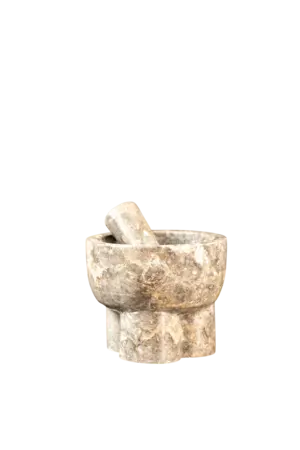 Botanical Boys Marble Pestle & Mortar - Grey