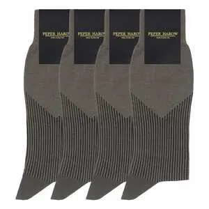 PEPER HAROW - MADE IN ENGLAND Grooms’s Socks Bundle V-stripe