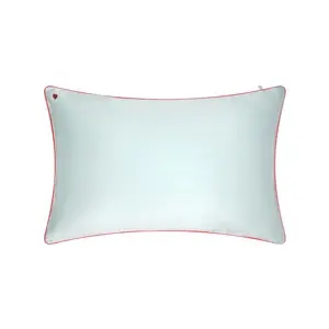 Not Just Pajama Little Heart Silk Pillowcase Light - Blue