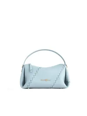 ORANGE CUBE Mosaic Baguette Bag Sky - Blue