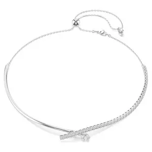 SWAROVSKI Matrix Necklace With Baguette Zirconia - White
