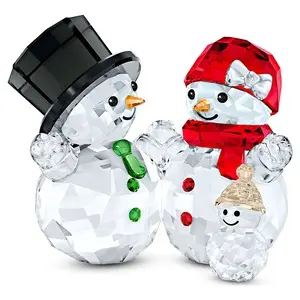 SWAROVSKI Snowman Family - Multicoloured