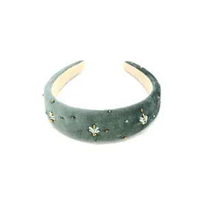 ADIBA The Teal Handmade Headband - Blue