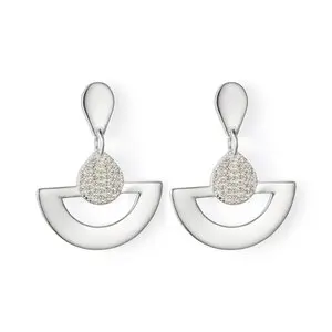 TOOLALLY Mini Fan Earrings Sterling - Silver