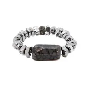 EBRU JEWELRY Stylish Mila Bracelet - Silver