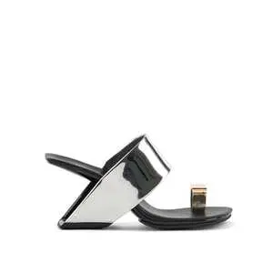 United Nude Loop Toe Hi Cube Ring - Silver