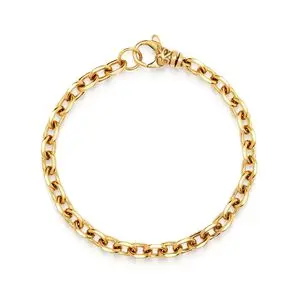 NIALAYA JEWELRY 4mm Cable Chain Bracelet - Gold