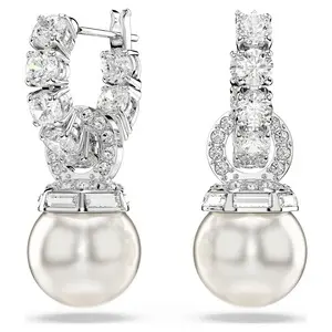 SWAROVSKI Matrix Drop Earrings White