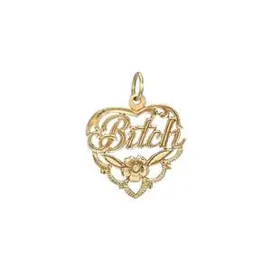 Öugie Bitch Pendant - Gold
