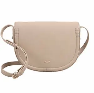 PAUL COSTELLOE Saima Leather Crossbody Bag Doeskin
