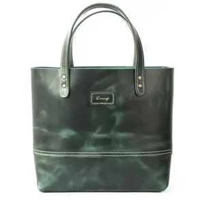 ROARCRAFT Leather Tote Bag - Green