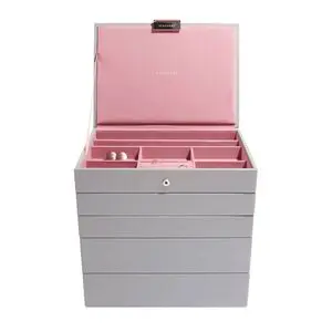 STACKERS Dove Rose Jewelry Box Classic Set Of Five - Grey