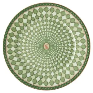 SWAROVSKI Signum Bread Plate - Green