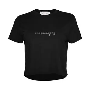 ADIBA Independent Cropped Tee - Black