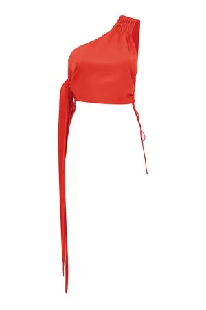 CANSU XI Luksor Top Vegan Silk - Red