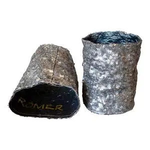 ROMER MILLINERY Moldable Sequin Cuff Set - Silver