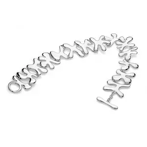 LUCY QUARTERMAINE Solid Sterling Splash Bracelet - Silver