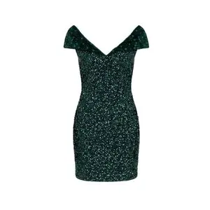GLAM ON YOU Imani Dress - Green
