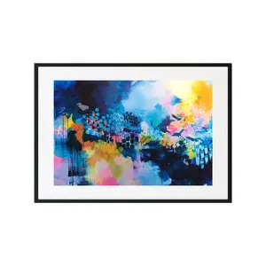 Jessica Slack Studio Riviera- Abstract Print - Blue
