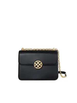 ORANGE CUBE Chain Shoulder Bag - Black