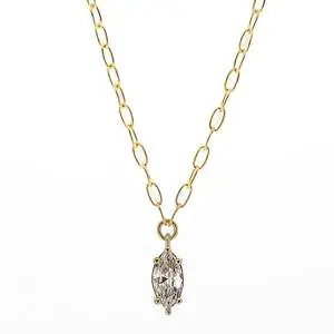 EBRU JEWELRY And Diamond Chain Necklace - Gold