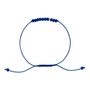 C. GRASSI The Energy Project Bracelet – Expression With Lapis Lazuli & Solid 14k Gold Bead - Blue