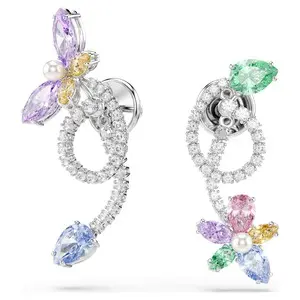 SWAROVSKI Ariana Grande X Drop Earrings With Ear Jacket - Multicoloured
