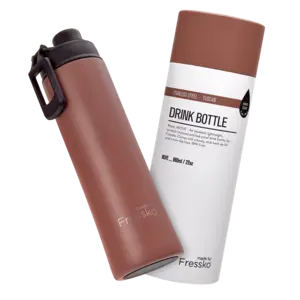 Fressko Move 660ml/22oz Drink Bottle Tuscan - Brown